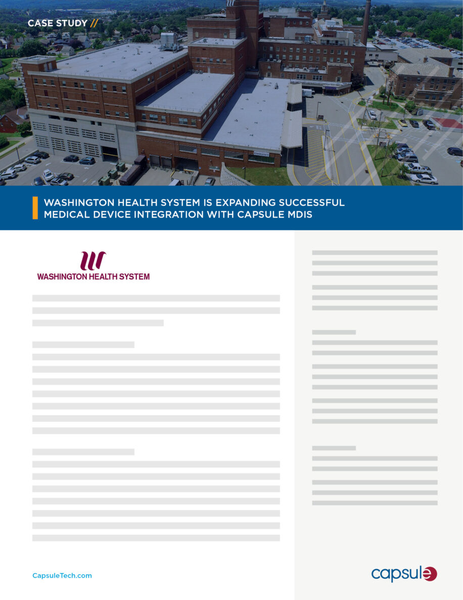 Washington Health System • Capsule