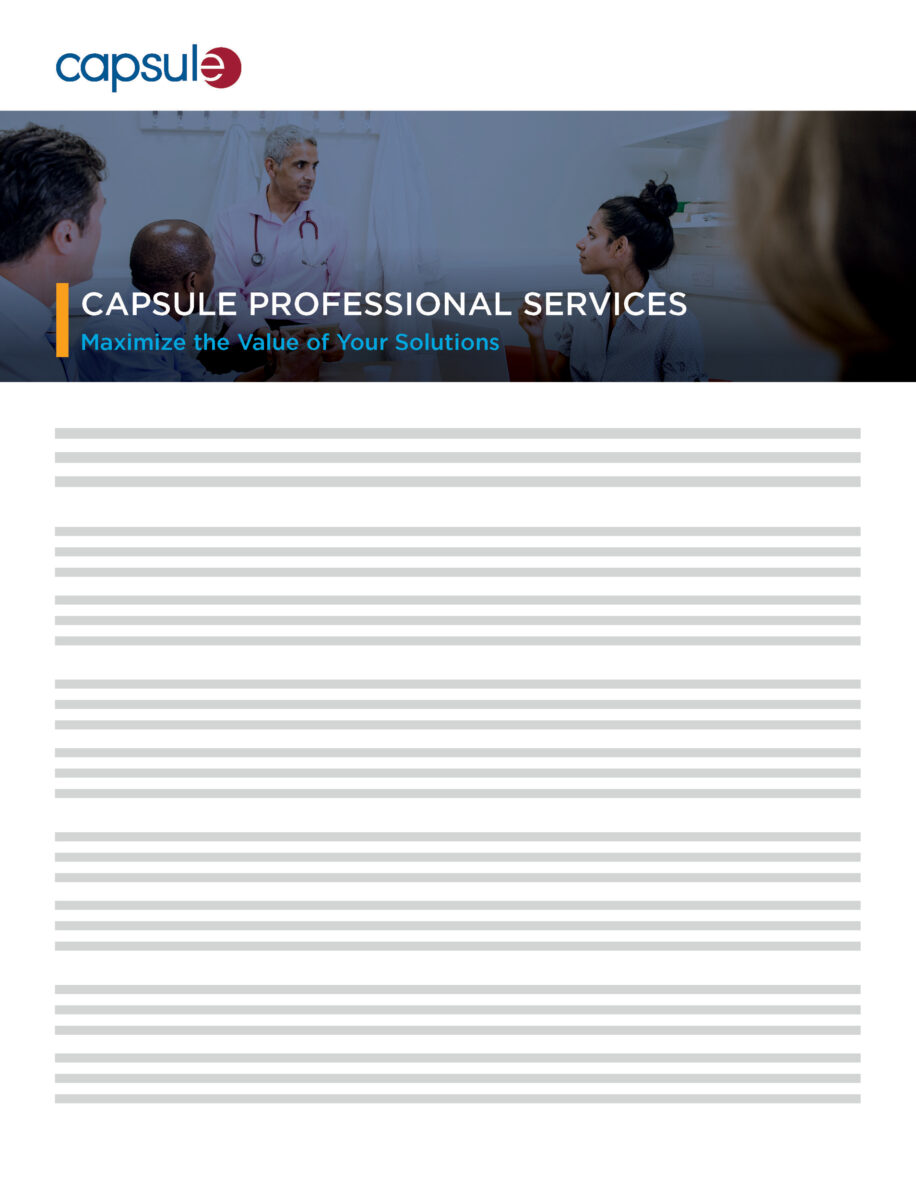 Capsule Professional Services • Capsule