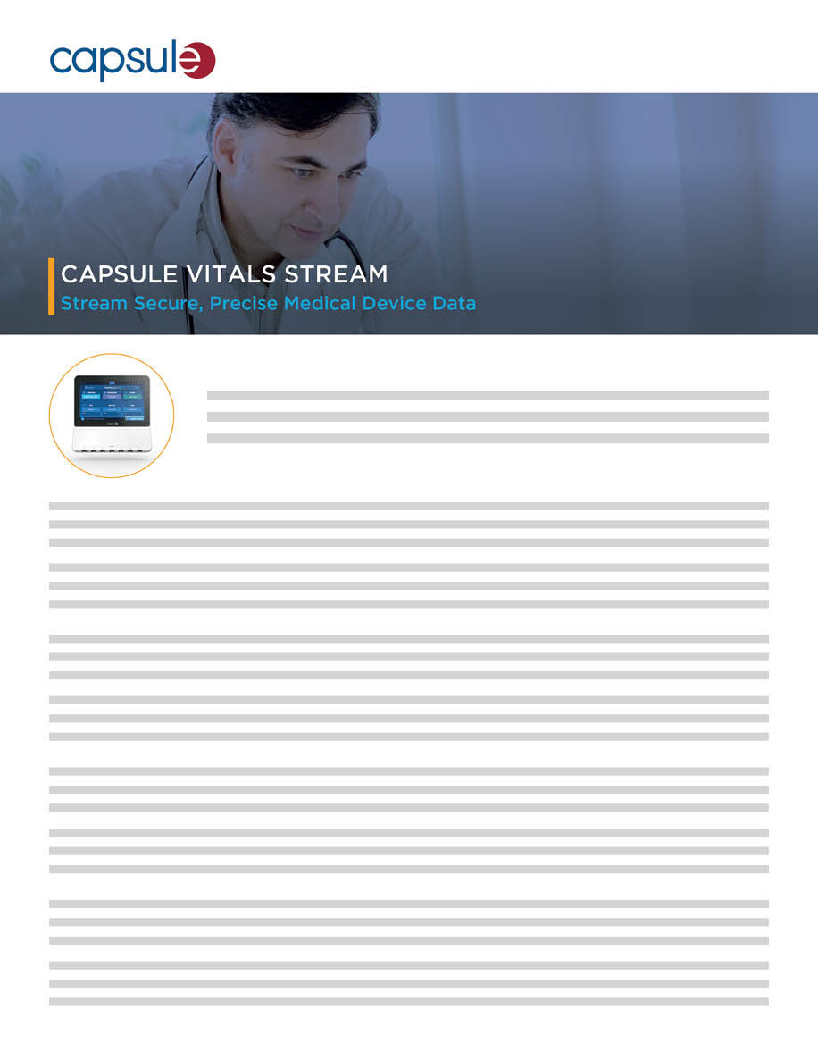 Capsule Vitals Stream • Capsule