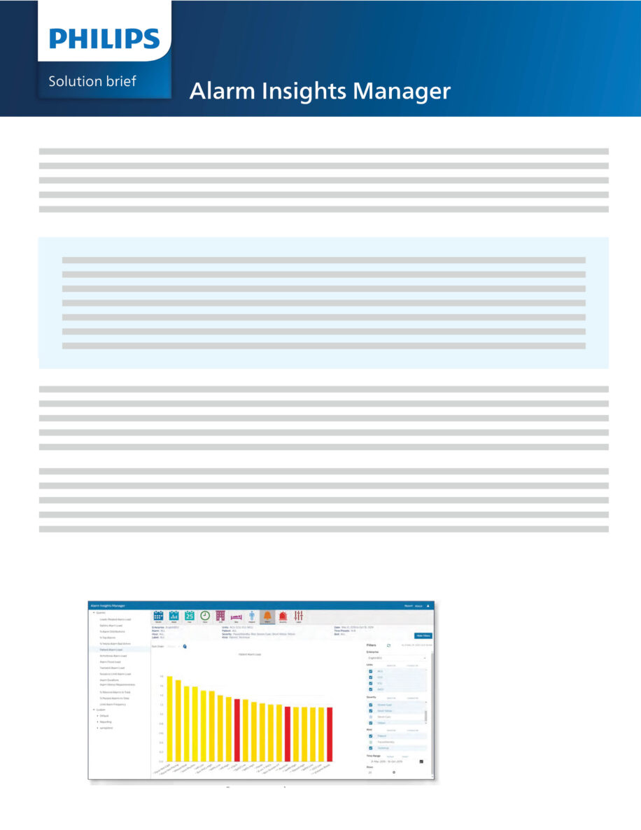 Alarm Insights Manager Solution Brief • Capsule